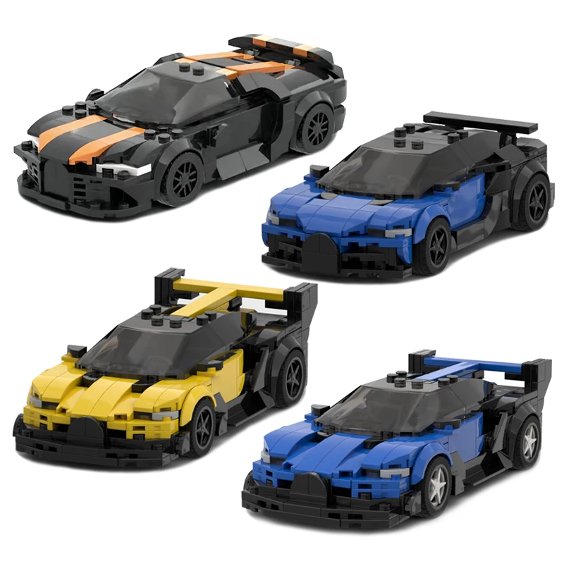 Car Building Blocks | Moc Bugattied Set | Car Construction | Speed ...