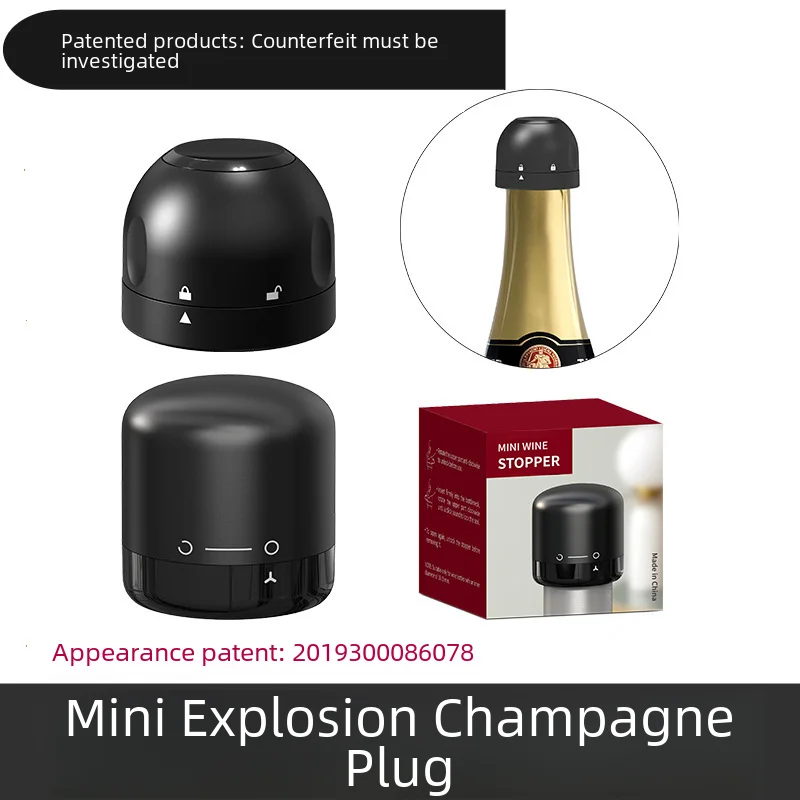 Champagne-Bottle-Stoppers-Sealed-Preservation-Silicone-Locks-Red-Wine ...