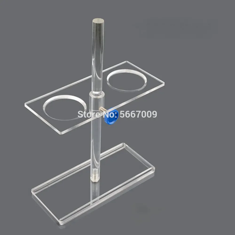 1PCS-Organic-Glass-Funnel-Stand-PMMA-Support-Rack-Lab-Supplies-with ...