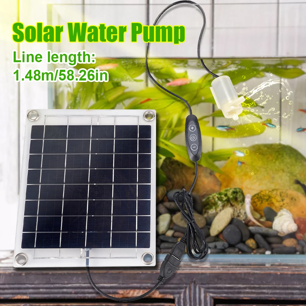 10W-Garden-Mini-Solar-Water-Pump-Filter-Solar-Panel-Fish-Water-Pool ...