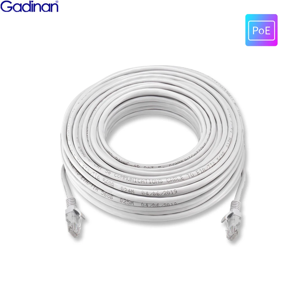 Gadinan CCTV Cable 10M 20M 30M 50M Ethernet Network RJ45 cat5 Patch ...