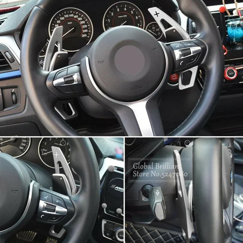 2Pcs Aluminum Car Steering Wheel Paddle Shifter Gear Shift Shifter ...