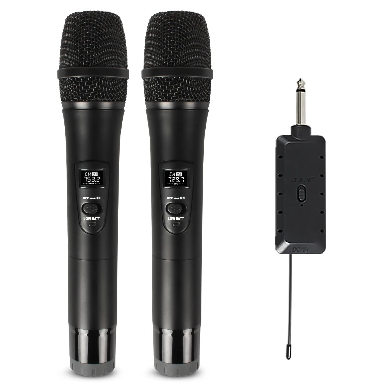 E8-E7-Wireless-Microphone-2-Channels-UHF-Professional-Handheld-Mic ...
