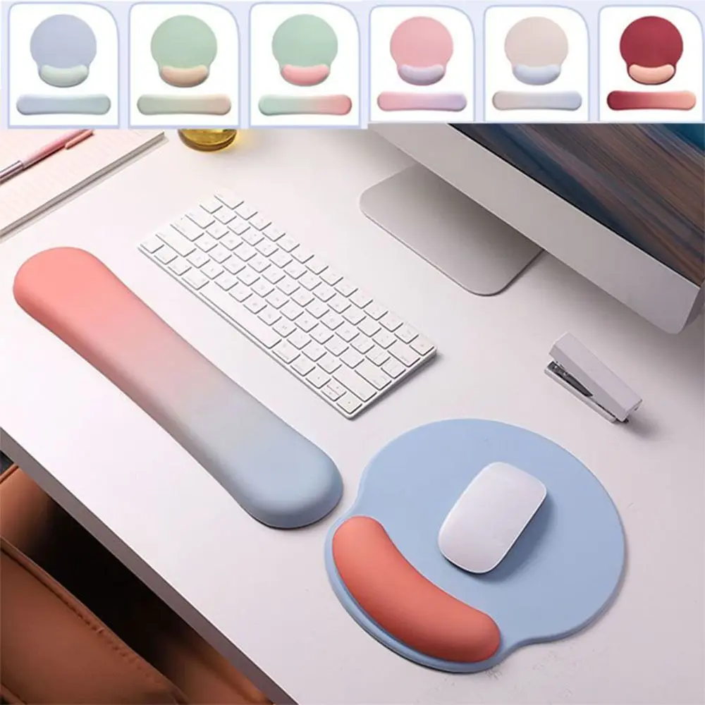 Desktop-Gaming-Non-Slip-Mousepad-Hand-Support-Keyboard-Mat-Wrist-Rest ...