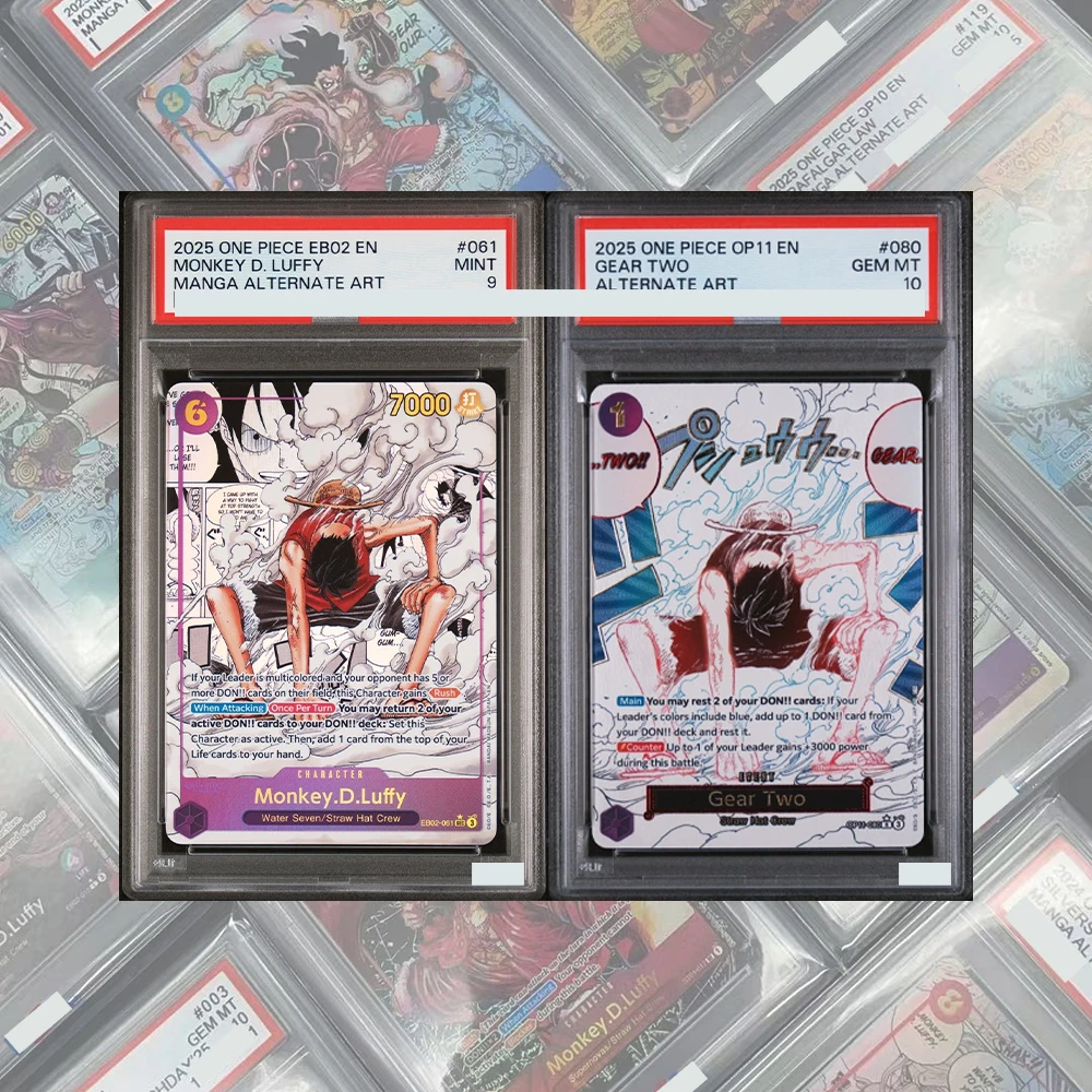 DIY PROXY OPCG GRADED COLLECTION CARD LUFFY MANGA ANIME 25TH COLLECTION ...