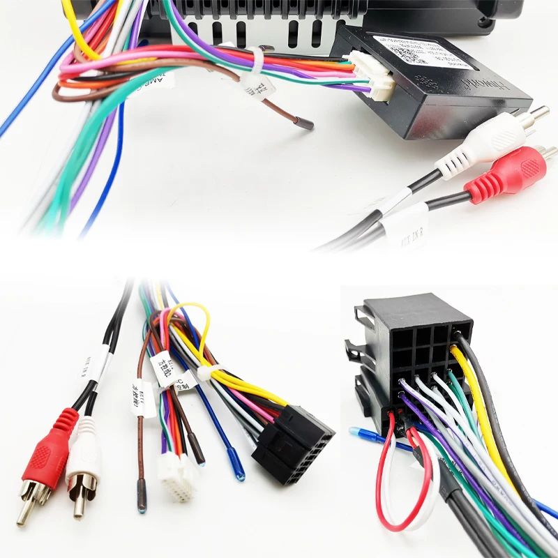 Generic ISO Harness Adapter CAN Bus 16 Pin Plug ConnectorA Audio Car ...