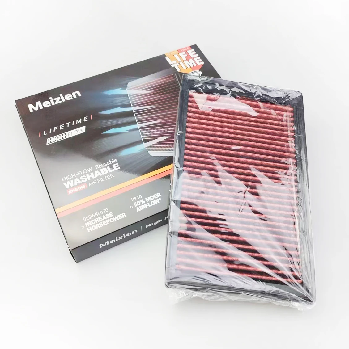 High Flow Panel Sport Air Filter For VW GOLF CADDY PASSAT B8 Audi A3 Q2 ...