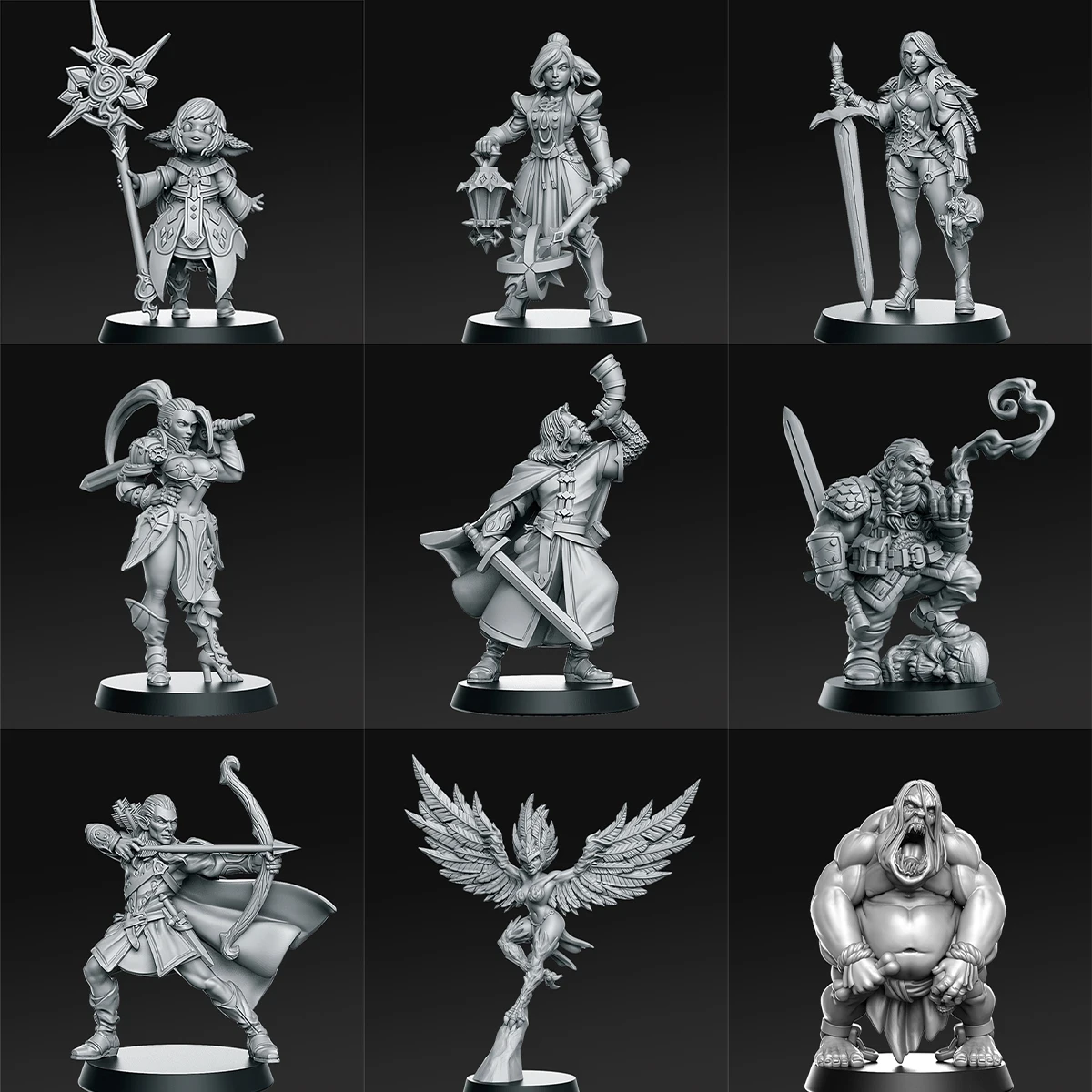 Tavern-Summoner-Elf-Sagittarius-Human-Paladin-Dragon-and-Dungeon-DND ...
