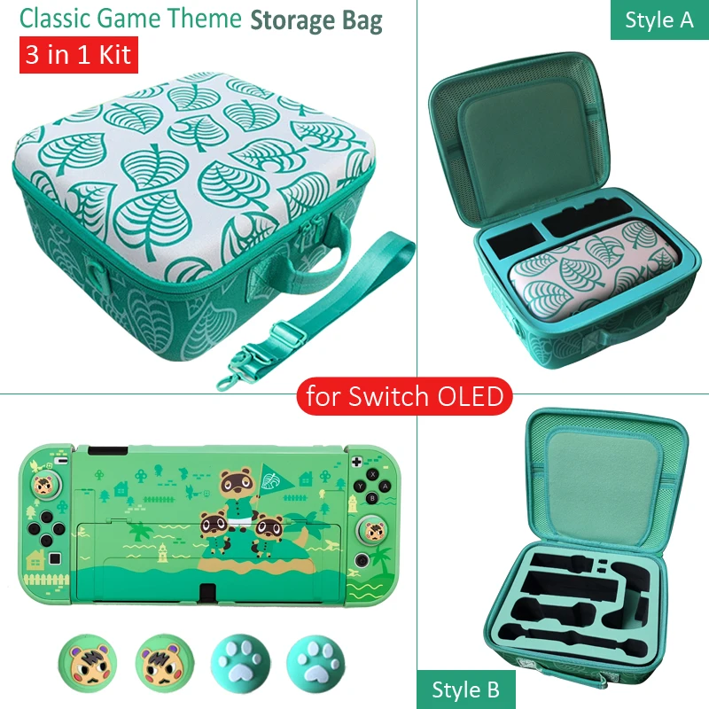 Cute Storage Bag Animal Style for Nintendo Switch OLED Portable ...