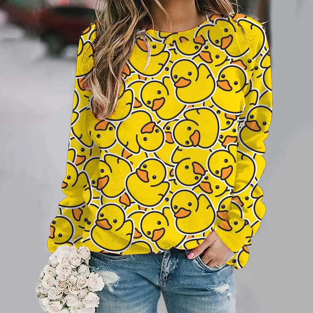 Sudadera-con-capucha-de-pato-y-Panda-para-mujer-ropa-de-calle-con ...