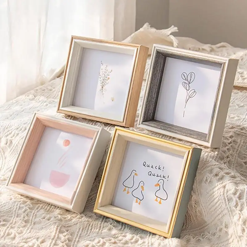 Simple Square Anti-deformation Photo Frame Resin Square Photo Frame ...