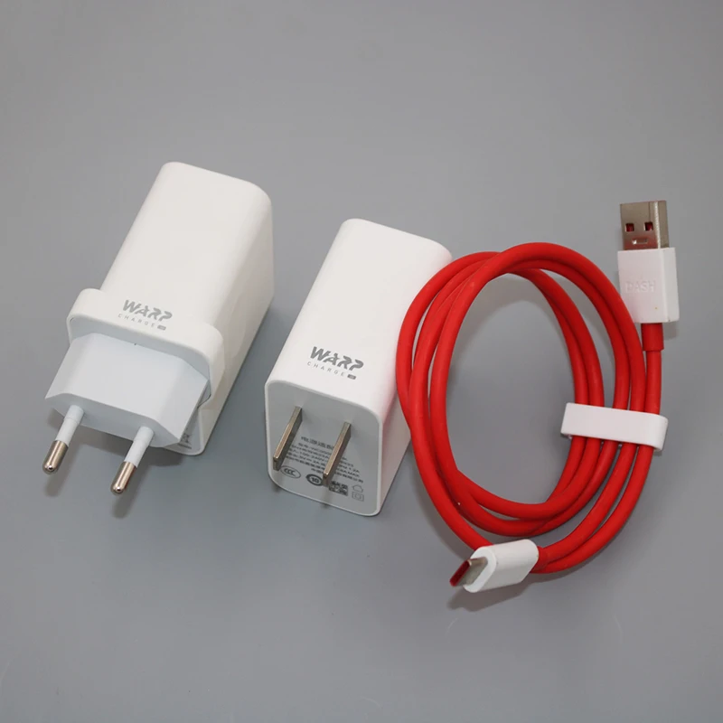 OnePlus-Charger-30W-Warp-Fast-Charge-Adapter-EU-US-Plug-100CM-Type-C ...