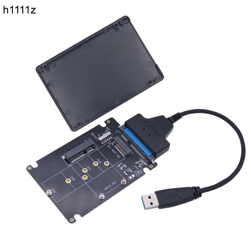 Msata m2 usb adaptador caso ssd externo usb 3.0 m. 2 para usb msata ssd ...