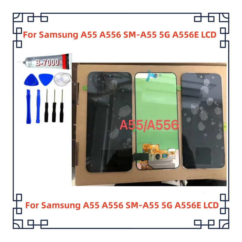 AMOLED-For-Samsung-A55-A556-SM-A55-5G-A556E-LCD-Display-Touch-Screen ...