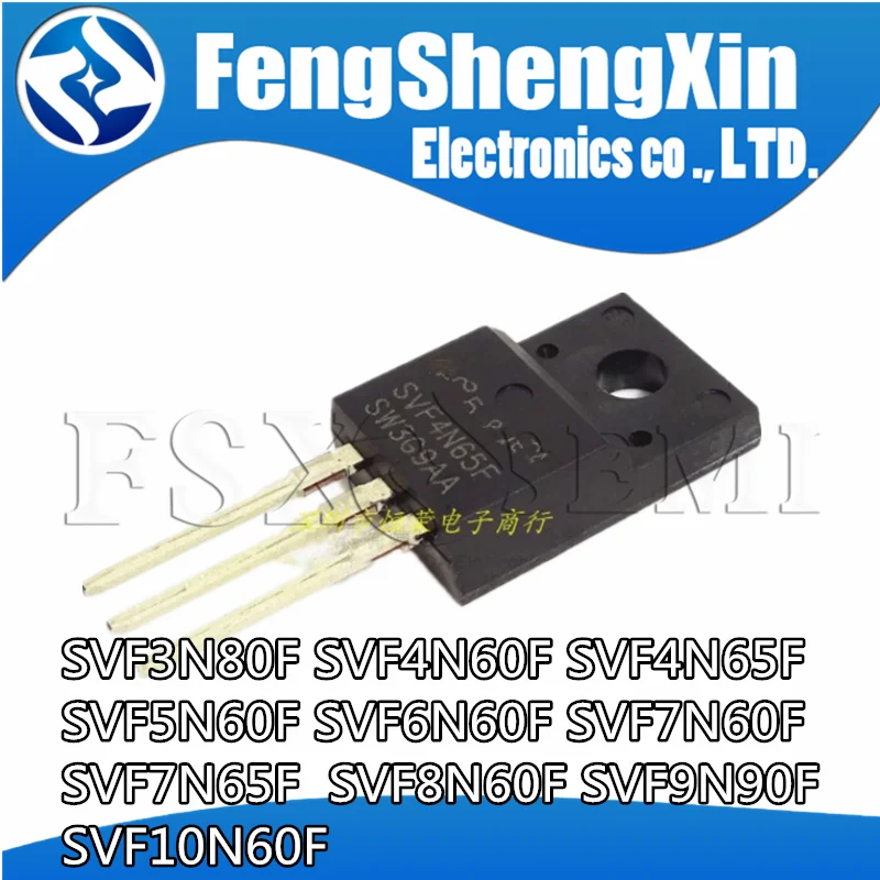 10pcs Svf3n80f Svf4n60f Svf4n65f To220f Svf4n65 Svf5n60f Svf6n60f ...