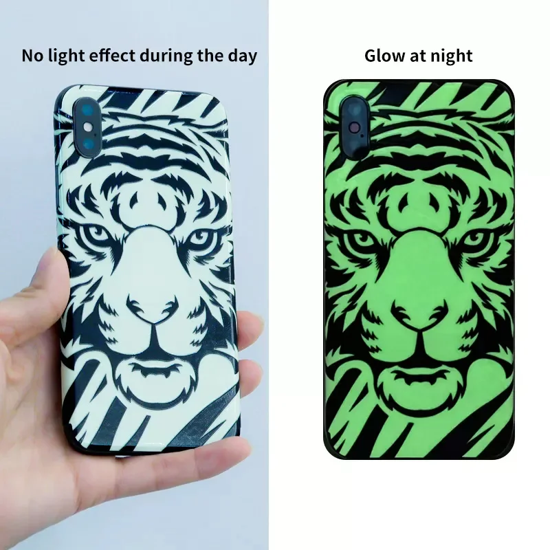 TUOLI-Luminous-Hydrogel-Florescent-Protector-Rear-Film-Phone-Back-Cover ...