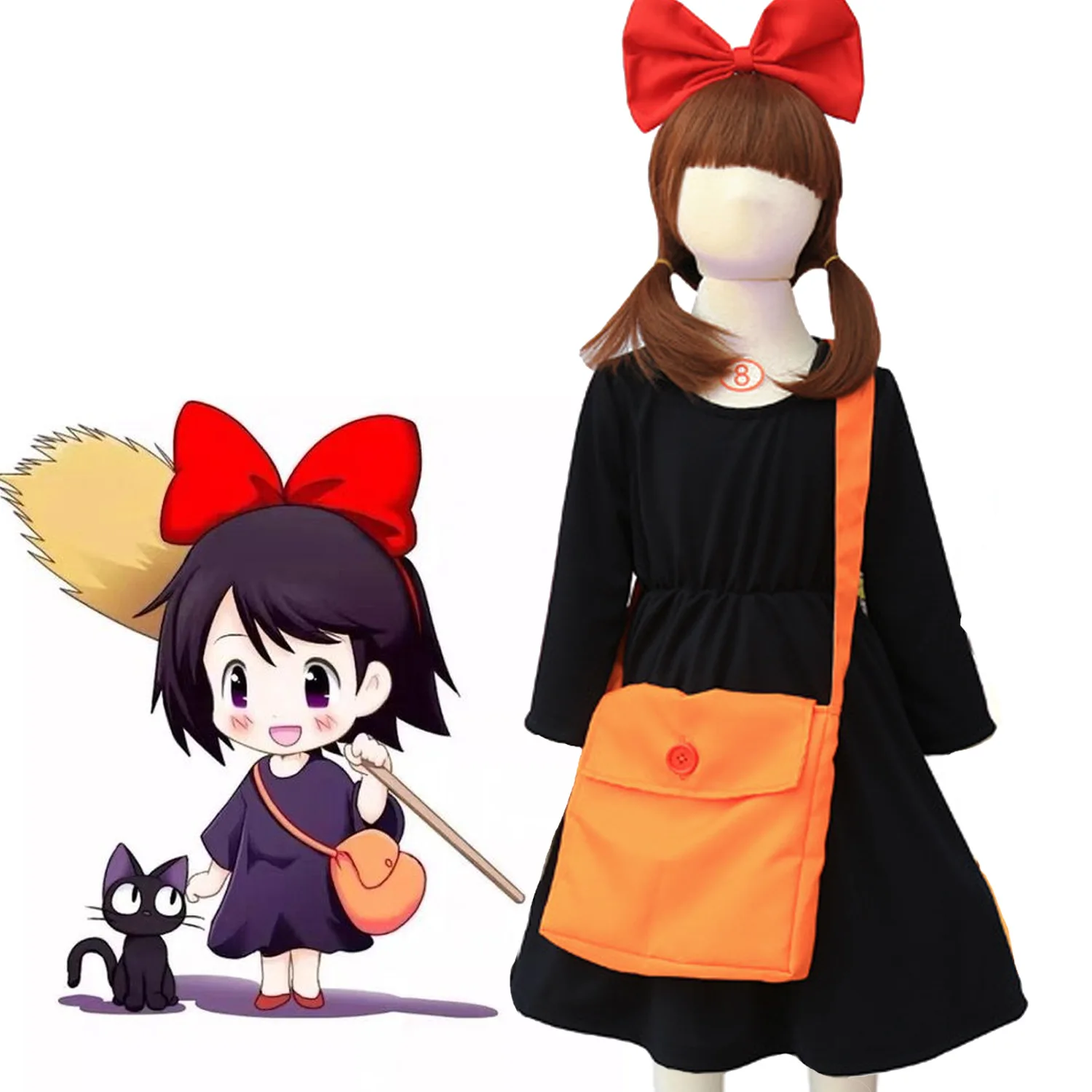 Kikis Delivery Service Costume Kiki's delivery service cosplay Kid ...