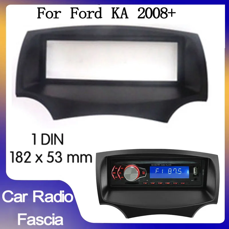 Panel de Audio para coche Ford KA 2008 +, 1 Din, Radio de coche ...