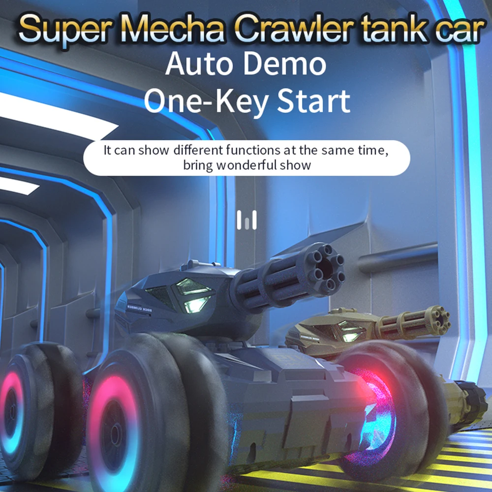 Remote-Control-Spray-Mech-Tank-Chariot-With-Cool-Lights-Kinetic-Music ...