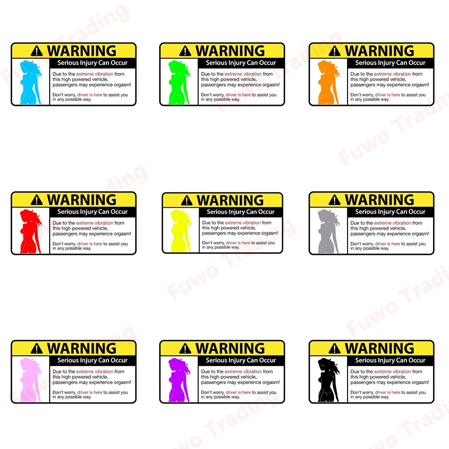 Personality-Car-Stickers-Warning-Sexy-Girls-Don-t-Worry-for-Car ...