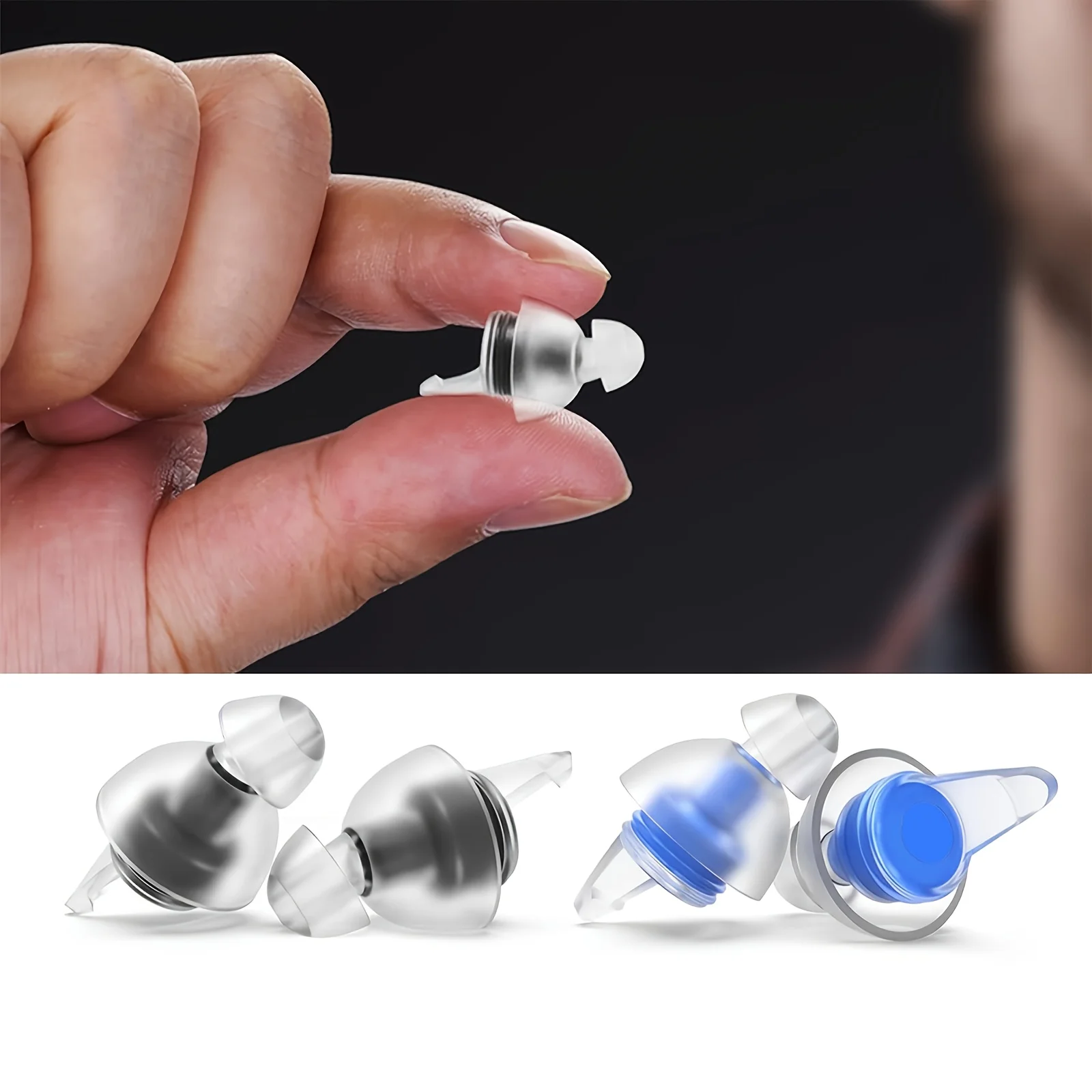 Silicone-High-Fidelity-Concert-Ear-Plugs-for-Noise-Cancelling-Reusable ...