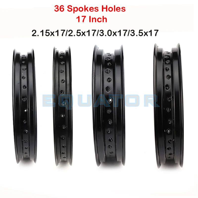 17 inch motorcycle 2.15x17/2.5x17/3.0x17/3.5x17 Inch 36 Spokes Holes ...