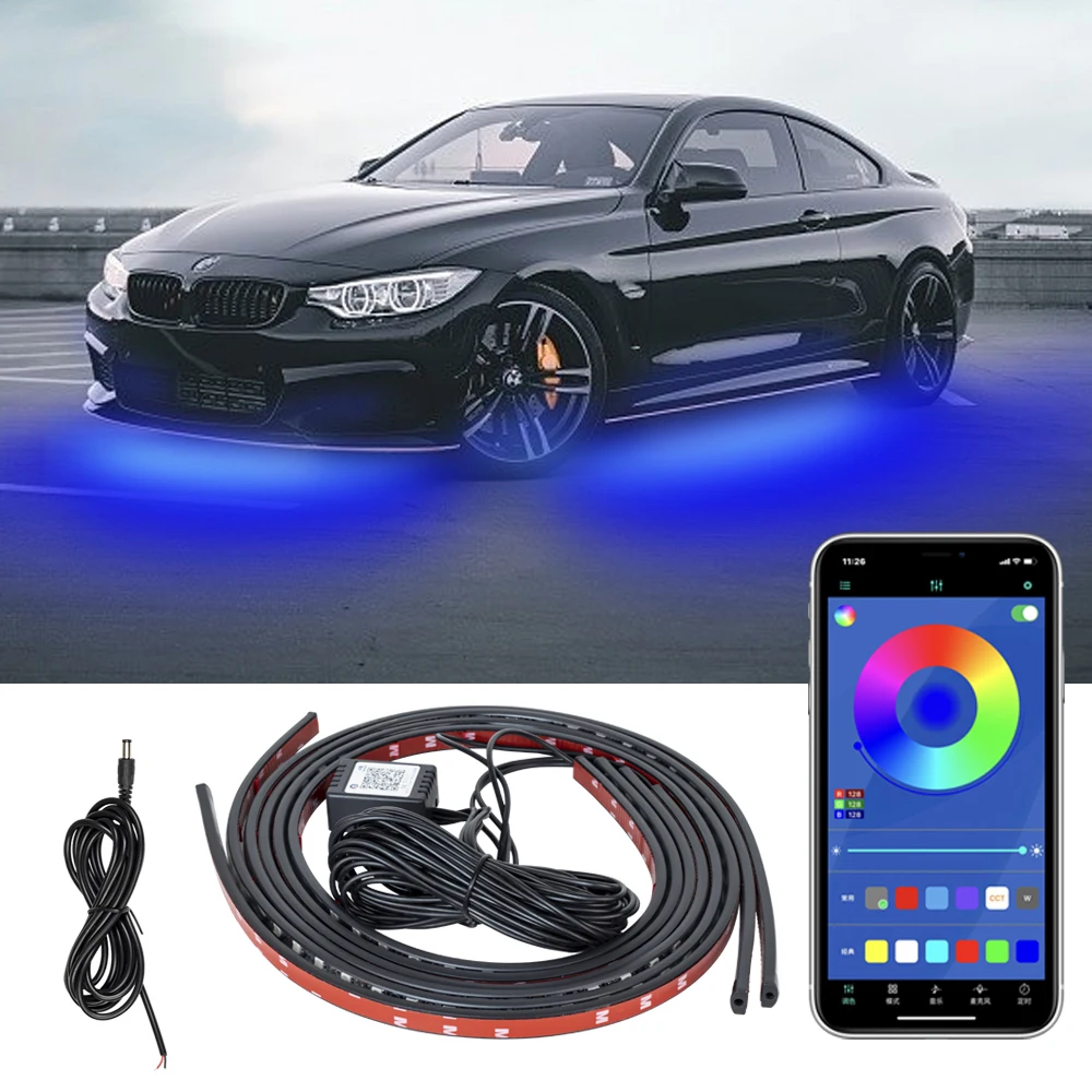 Neon Car Charssis Flexible Led Strip Light Led Underbody Rgb Lights ...