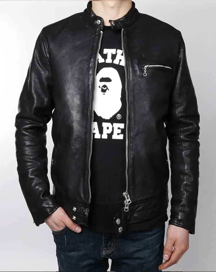 YR-Free-shipping-Pakistan-tanning-sheepskin-Brand-Luxury-motor-biker ...