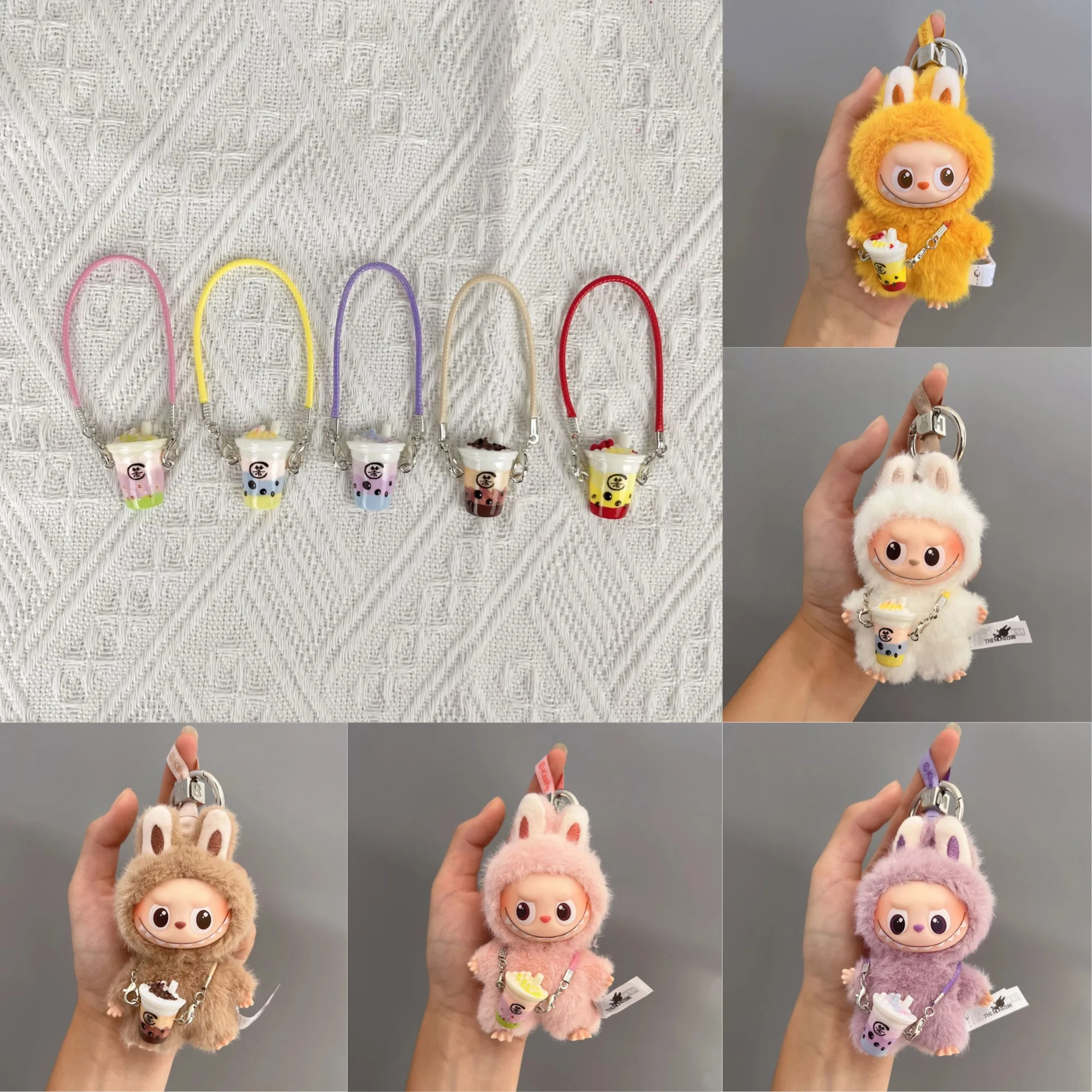 Bag Only 4th Gen Mini Labubu Bubble Tea Cup Crossbody Bag Multi-Color ...