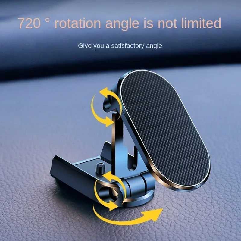 Metal-Magnetic-Car-Mobile-Phone-Holder-Folding-Magnet-Cell-Phone-Stand ...