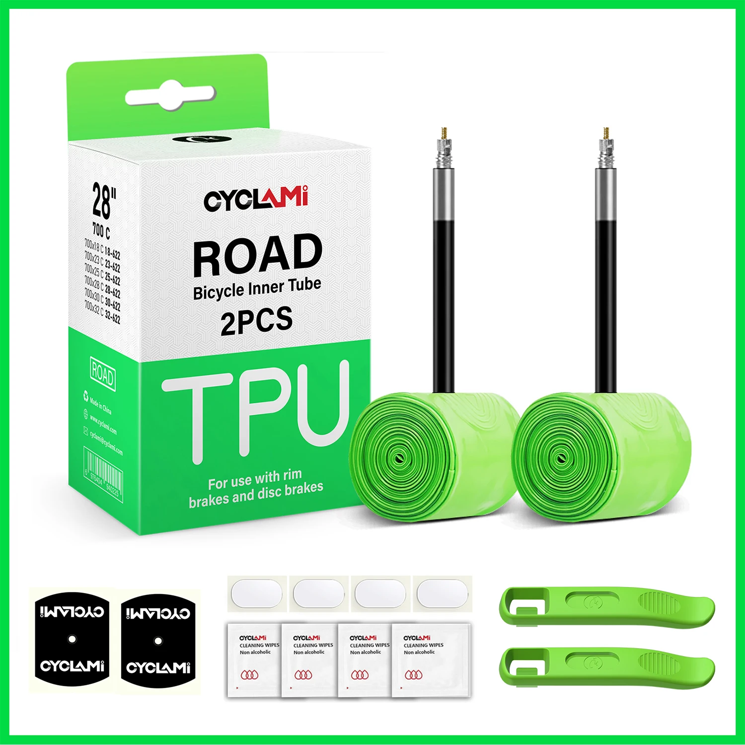 CYCLAMI-TPU-Material-Ultralight-Bike-Inner-Tube-700C-18-32-Road-MTB ...