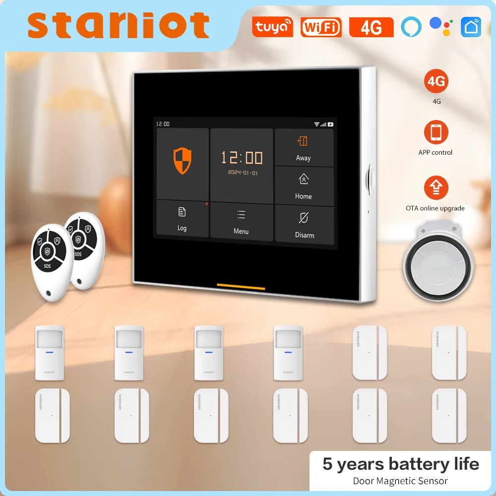 Staniot-433MHz-Wireless-Security-Protection-Kits-WiFi-4G-Tuya-Samrt ...