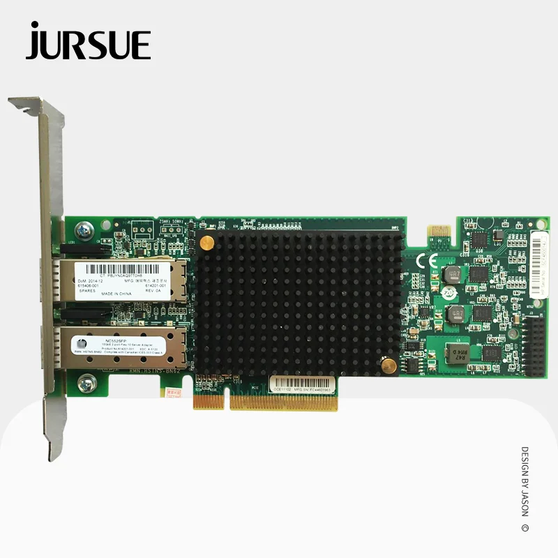 NC552SFP 10Gb 2-port Ethernet Server Adapter 614506-001