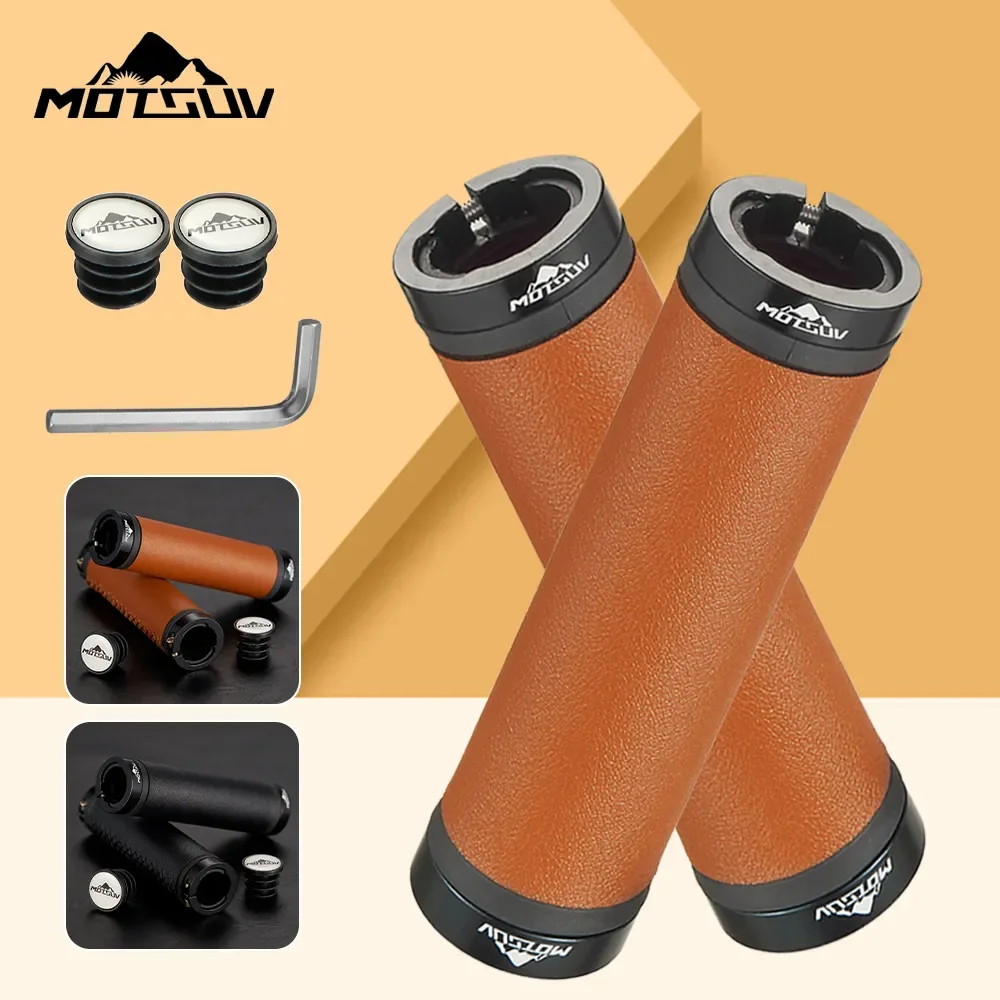 MOTSUV-Bike-Handlebar-Grip-Scooter-Handle-Bar-PVC-Artificial-Leather ...