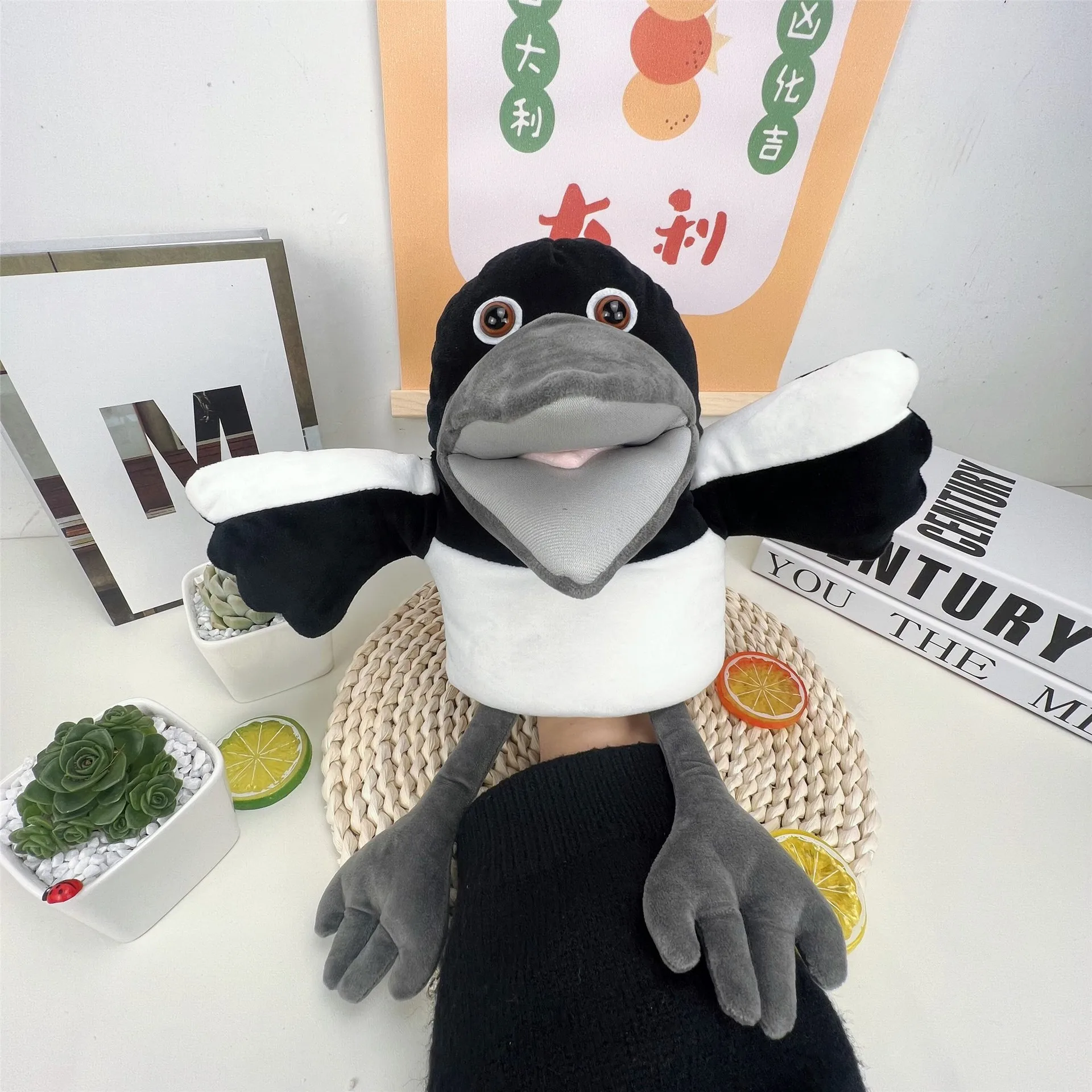 Wow-English-Steve-and-Maggie-Crow-Stuffed-Animal-Doll-Toy-Plush-Doll ...