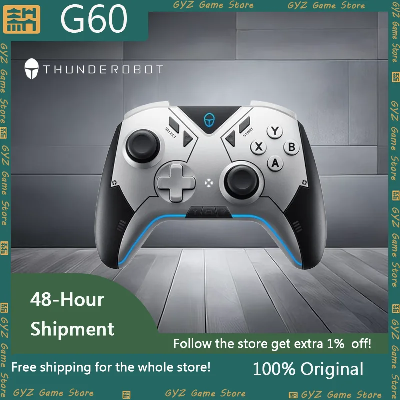 THUNDEROBOT-Gamepad-sem-fio-controlador-de-jogos-Hall-Efeito-Linear-Joystick-ALPS-vibra-o-dupla ...