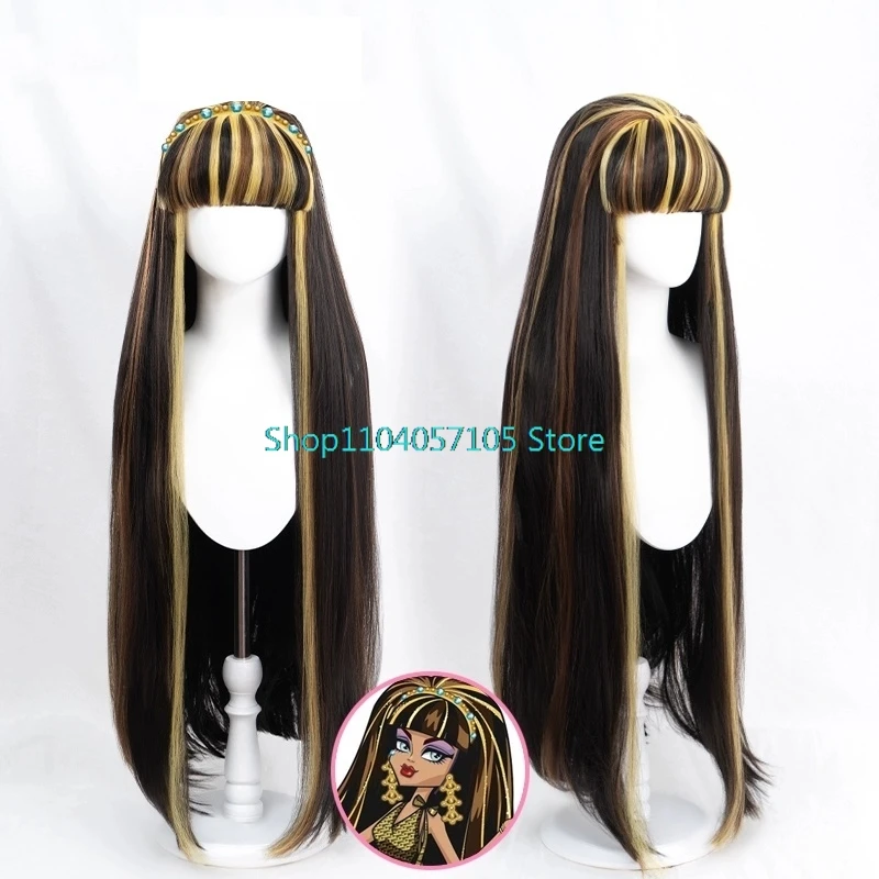 Game-Cleo-de-Nile-Wig-Anime-Monster-High-Cleo-de-Nile-Cosplay-Cute-Wig ...