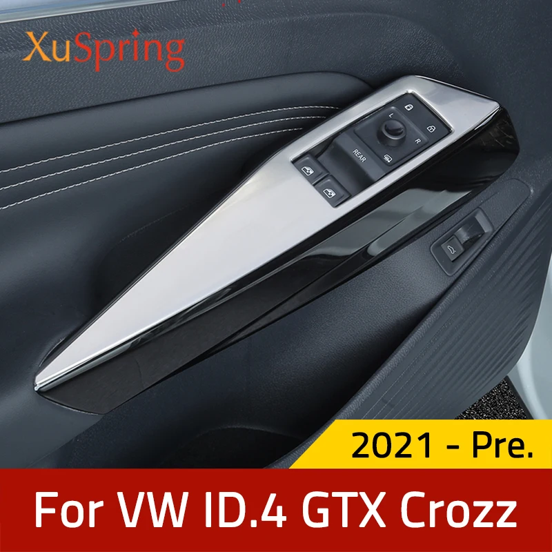 Car Window Switch Cover For VW ID.4 ID4 GTX Crozz 2021 2022 Adjustment ...