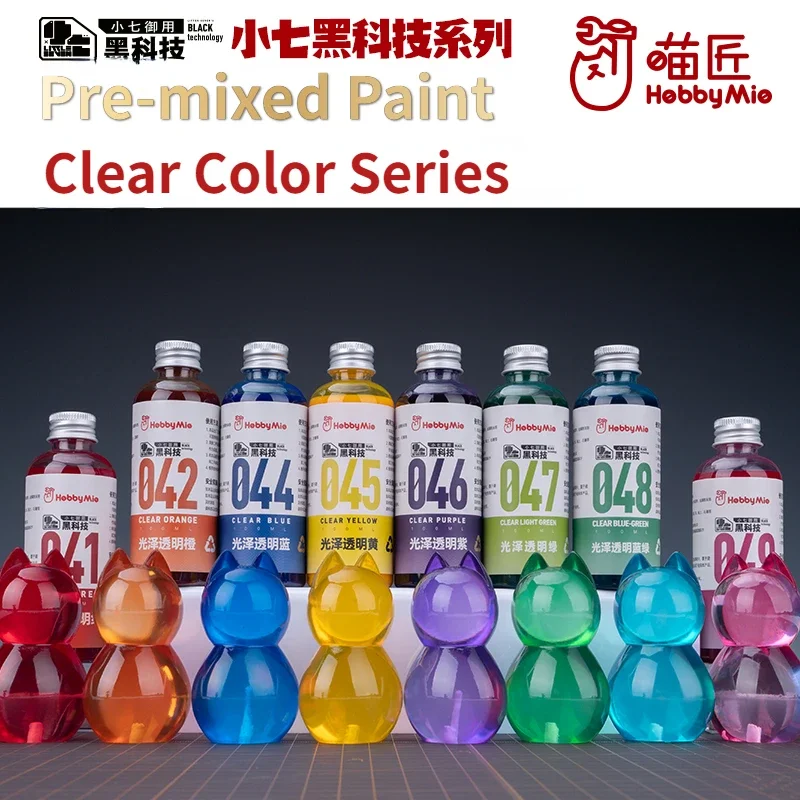 HOBBY-MIO-041-049-100ml-Clear-Color-Paint-Pre-mixed-Non-dilution ...
