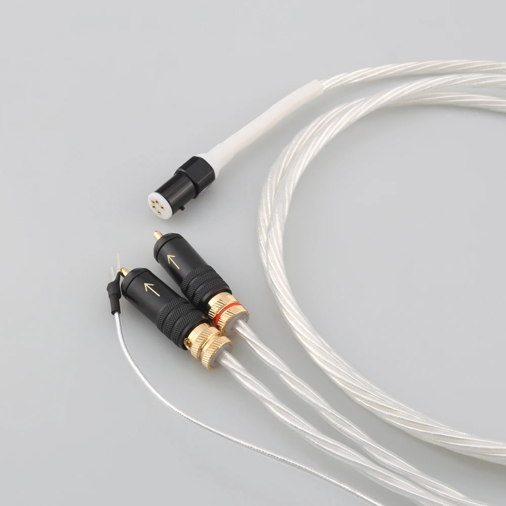 Nordost-ODIN-Tonarm-Cable-cardas-5-Pin-DIN-to-2RCA-Phono-Turntables ...