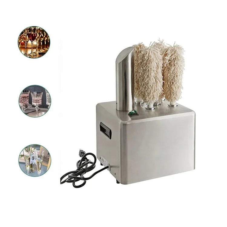 Stainless-Steel-Electric-Commercial-Glassware-Dryer-Polishing-Washer ...