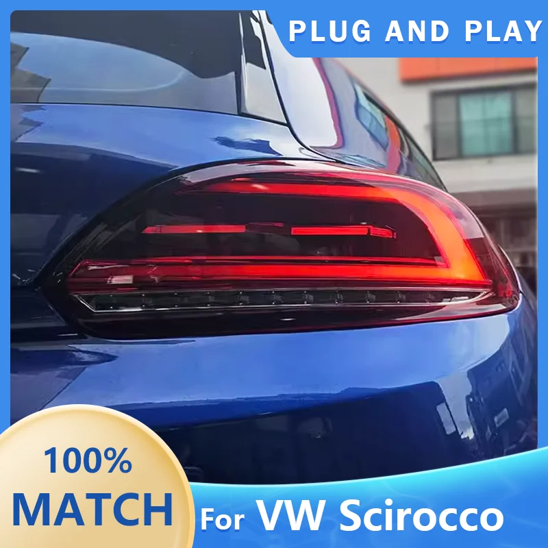 Car Lights for VW Scirocco LED Taillights 2009-2015 scirocco Rear lamps ...