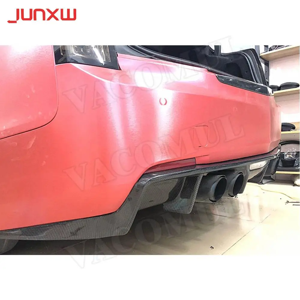 High Quality Carbon Fiber Rear Lip Diffuser Splitters with Exhaust Tips ...