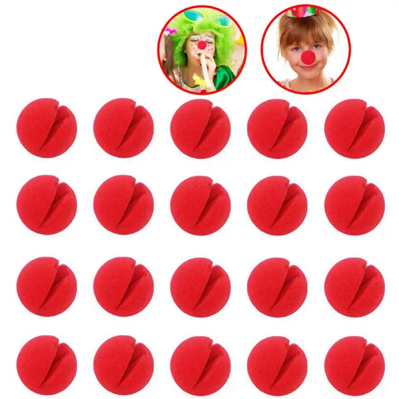 20pc-Novelty-Cosplay-Nose-Red-Foam-Sponge-Noses-Clown-Nose-for ...