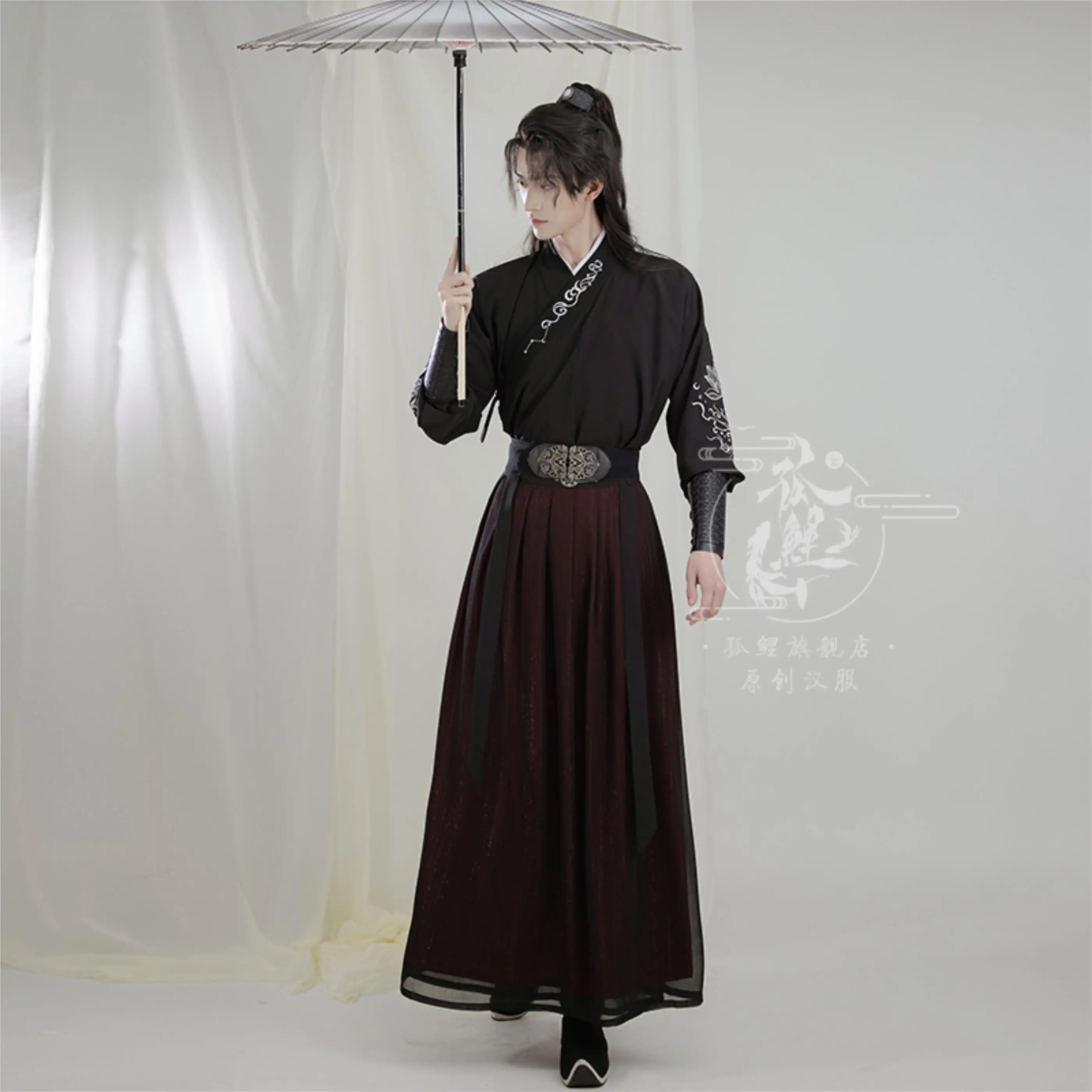 Kostum-Cosplay-Pria-Set-Hanfu-Cina-Kuno-Hanfu-Pria-Ukuran-Plus-3XL ...