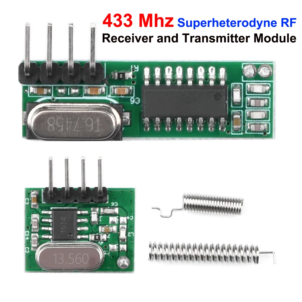 433-Mhz-Superheterodyne-RF-Receiver-and-Transmitter-Module-433Mhz ...