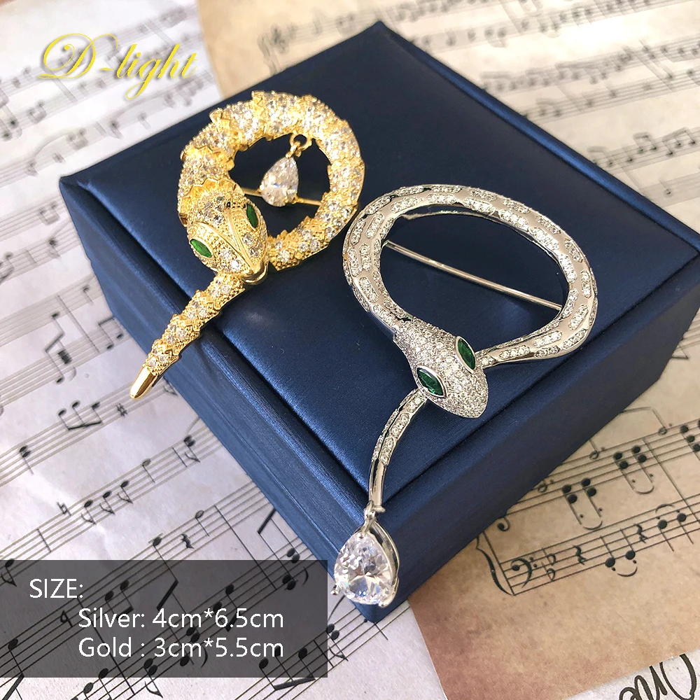 Fashion-Retro-Luxury-Snake-Animal-Brooch-Inlaid-Zircon-Pendant-Men ...