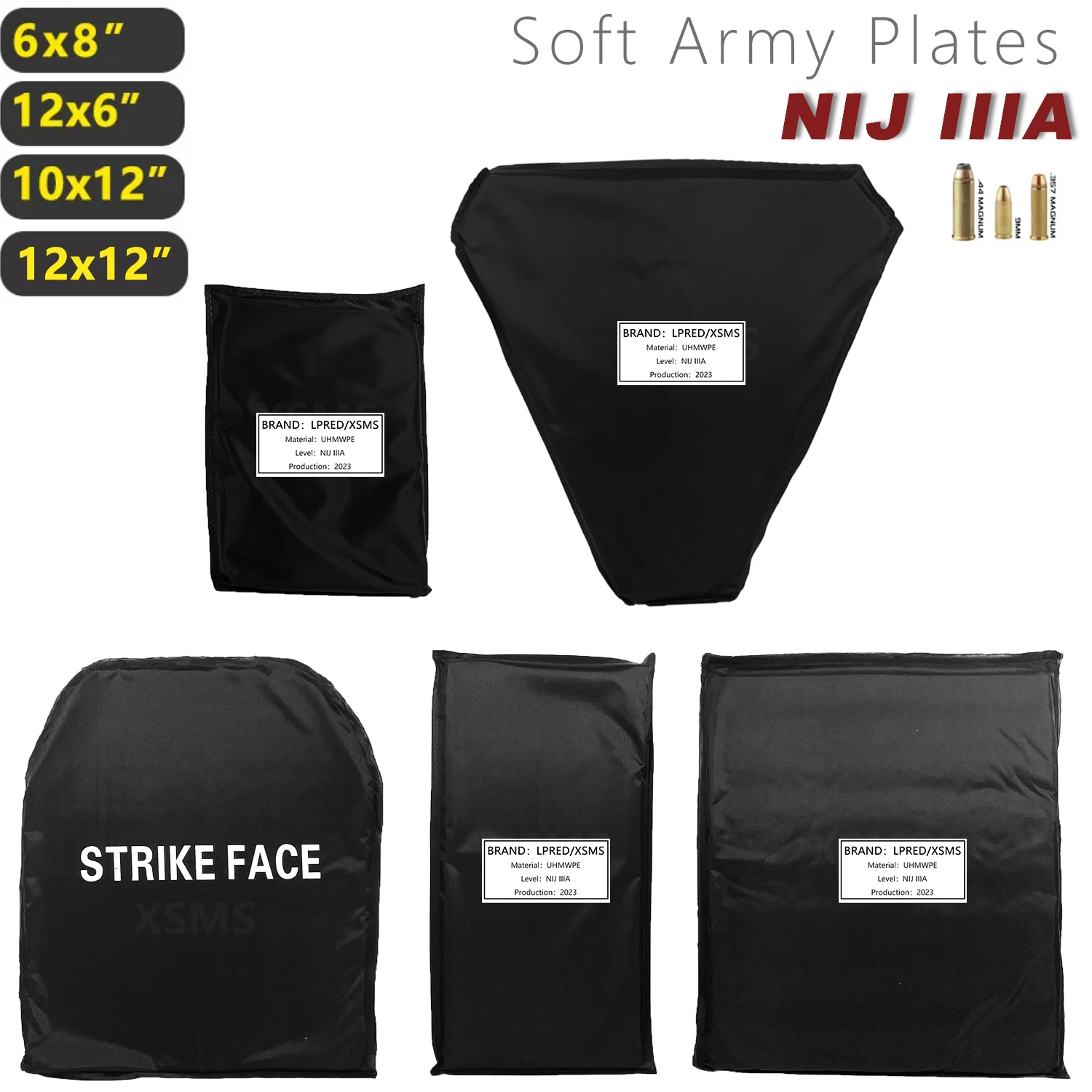 NIJ-IIIA-3A-Soft-Bulletproof-Plates-Ballistic-Vest-Bulletproof-Backpack ...