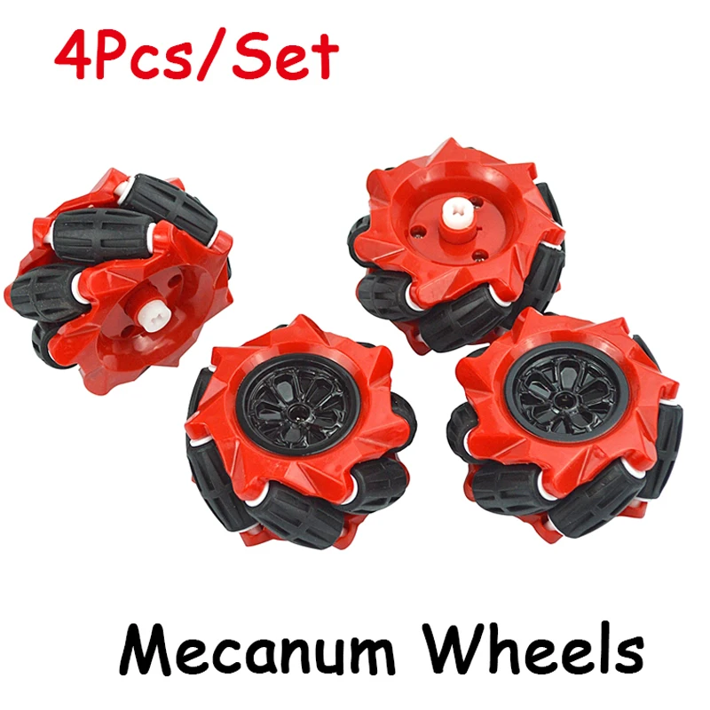 Mecanum Wheels MOC Technical Universal Omnidirectional Wheel for 45544 ...