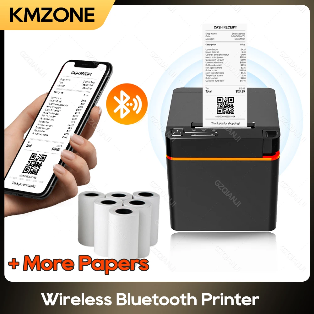 58mm-Receipt-Printer-Bluetooth-Mini-Desktop-Ticket-Thermal-Printing ...
